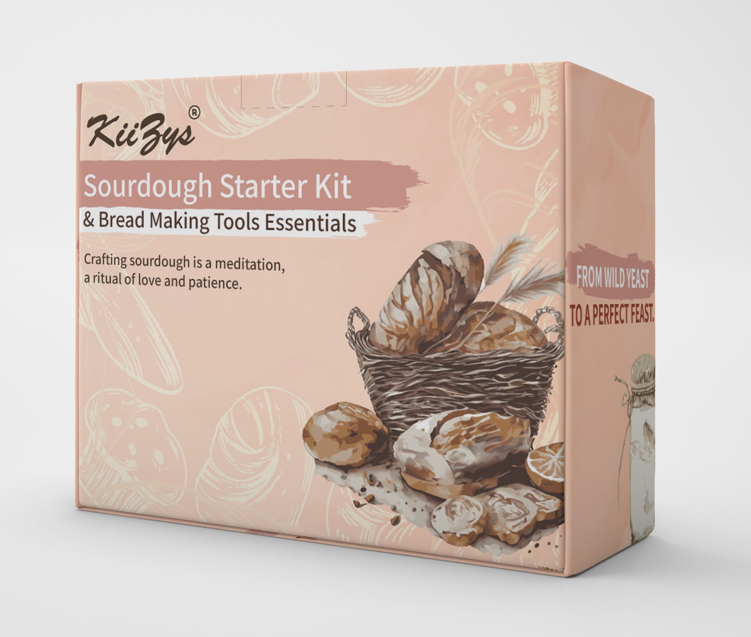 Sourdough Starter Jar and Sourdough Making Tools – Kiizys